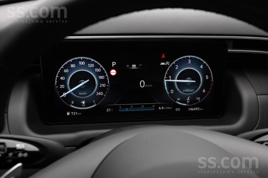 Zaļš Hyundai Tucson 2021 Jelgava, ar dzinēja tilpumu 1.60 L un nobraukumu 0 tūkst. km par 19500 €, foto 28 vietnē AUTOMOTO.COM.LV