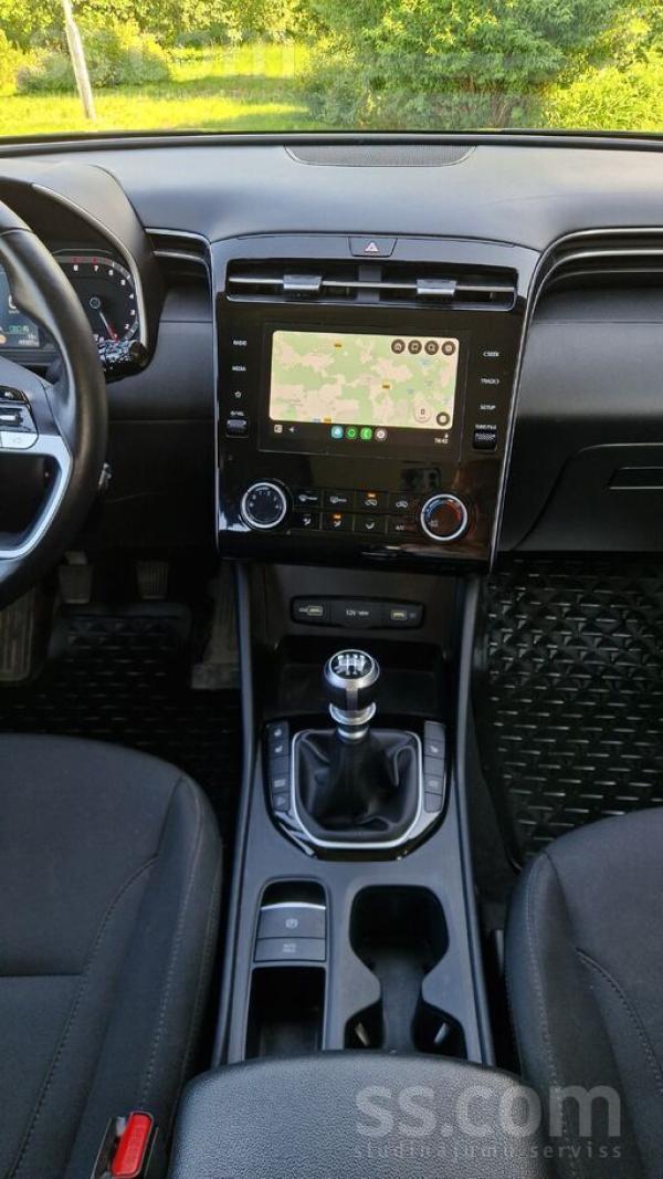 Green Hyundai Tucson 2023 in Riga, with an engine capacity of 1.50 L and mileage of 49 thousand km for 23900 €, photo 8 on AUTOMOTO.COM.LV