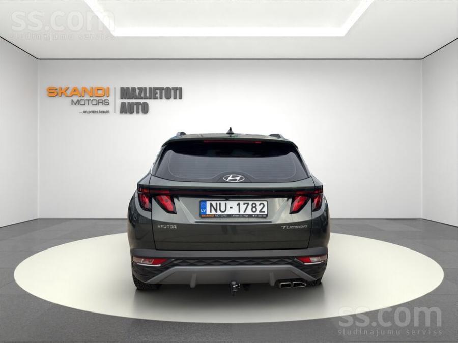 Green Hyundai Tucson 2024 in Riga, with an engine capacity of 1.60 L and mileage of 33 thousand km for 25490 €, photo 6 on AUTOMOTO.COM.LV