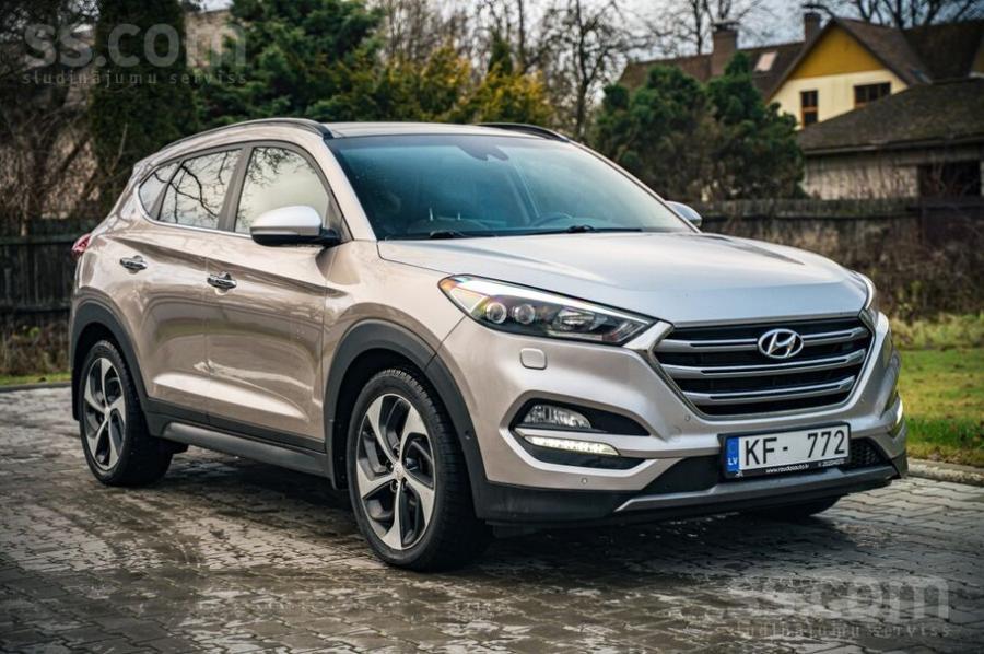 Pelēks Hyundai Tucson 2015 Rīga, ar dzinēja tilpumu 2.00 L un nobraukumu 0 tūkst. km par 11590 €, foto 3 vietnē AUTOMOTO.COM.LV