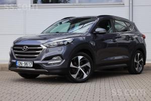 Pelēks Hyundai Tucson 2015 Rīga, ar dzinēja tilpumu 1.60 L un nobraukumu 0 tūkst. km par 12495 €, foto  vietnē AUTOMOTO.COM.LV