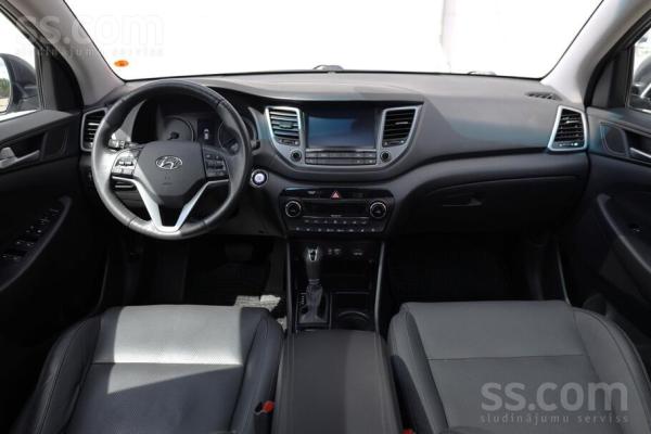 Grey Hyundai Tucson 2015 in Riga, with an engine capacity of 1.60 L and mileage of 0 thousand km for 12495 €, photo 7 on AUTOMOTO.COM.LV