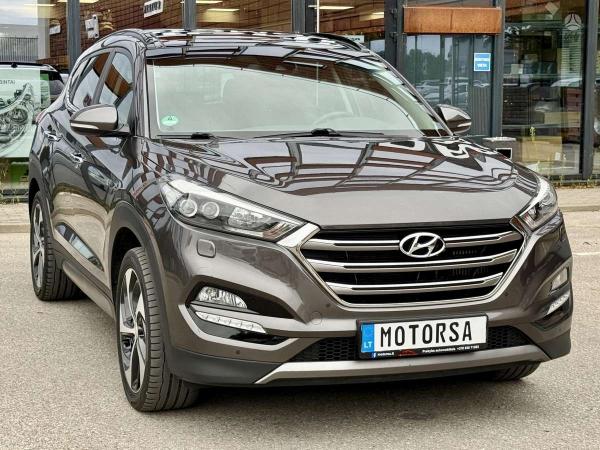 Pelēks Hyundai Tucson 2015 Kauņa, ar dzinēja tilpumu 2.00 L un nobraukumu 180 tūkst. km par 12290 €, foto 3 vietnē AUTOMOTO.COM.LV