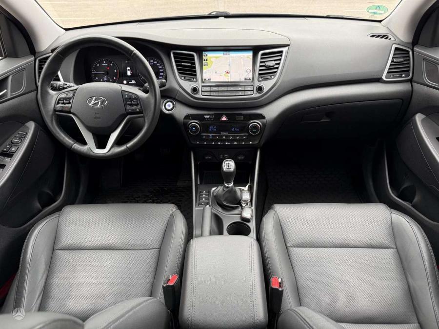 Pelēks Hyundai Tucson 2015 Kauņa, ar dzinēja tilpumu 2.00 L un nobraukumu 180 tūkst. km par 12290 €, foto 16 vietnē AUTOMOTO.COM.LV