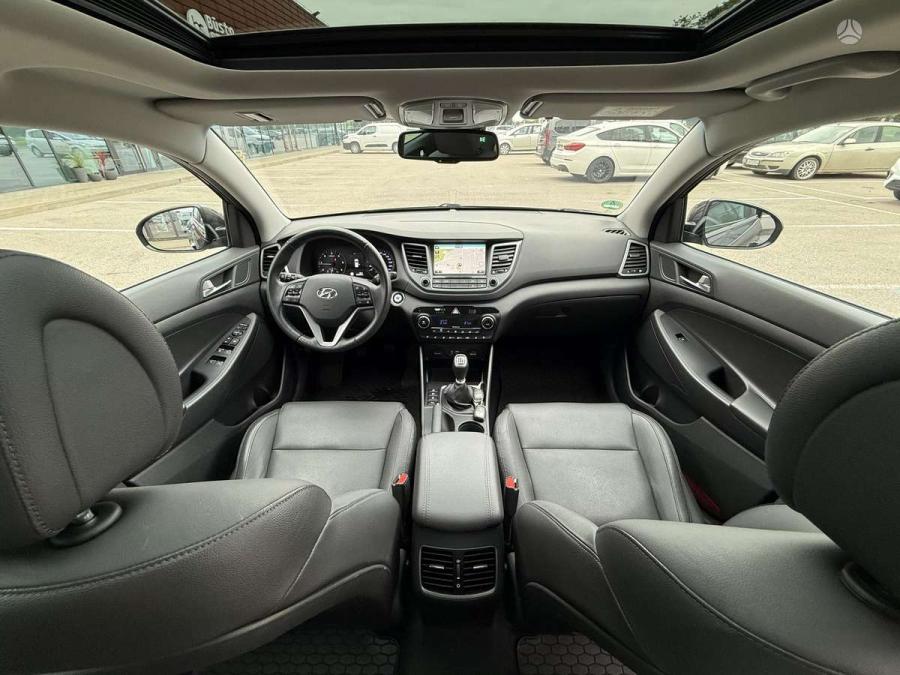 Pelēks Hyundai Tucson 2015 Kauņa, ar dzinēja tilpumu 2.00 L un nobraukumu 180 tūkst. km par 12290 €, foto 17 vietnē AUTOMOTO.COM.LV