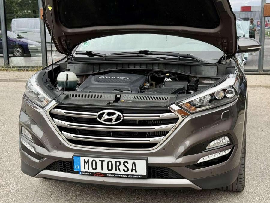 Pelēks Hyundai Tucson 2015 Kauņa, ar dzinēja tilpumu 2.00 L un nobraukumu 180 tūkst. km par 12290 €, foto 36 vietnē AUTOMOTO.COM.LV