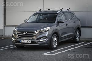 Grey Hyundai Tucson 2015 in Riga, with an engine capacity of 2.00 L and mileage of 259 thousand km for 9990 €, photo  on AUTOMOTO.COM.LV