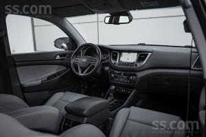 Grey Hyundai Tucson 2015 in Riga, with an engine capacity of 2.00 L and mileage of 259 thousand km for 9990 €, photo 15 on AUTOMOTO.COM.LV