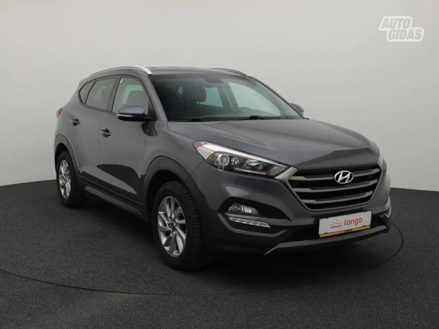 Pelēks Hyundai Tucson 2016 Viļņa, ar dzinēja tilpumu 1.70 L un nobraukumu 133 tūkst. km par 12999 €, foto 11 vietnē AUTOMOTO.COM.LV