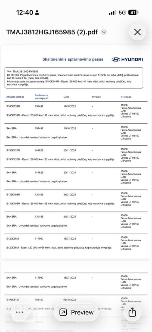 Pelēks Hyundai Tucson 2016 Viļņa, ar dzinēja tilpumu 1.60 L un nobraukumu 168 tūkst. km par 11499 €, foto 8 vietnē AUTOMOTO.COM.LV