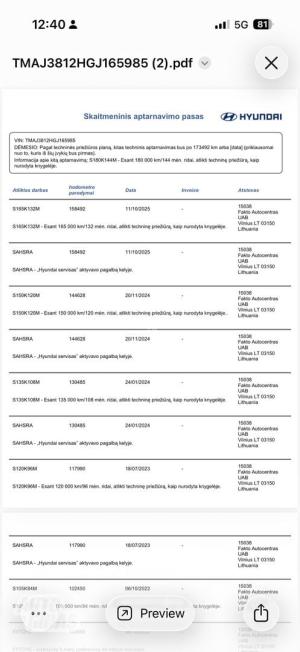 Серый Хендай Туксон 2016 в Вильнюс, объемом двигателя 1.60 л и пробегом 168 тыс. км за 11499 €, фото 9 на AUTOMOTO.COM.LV
