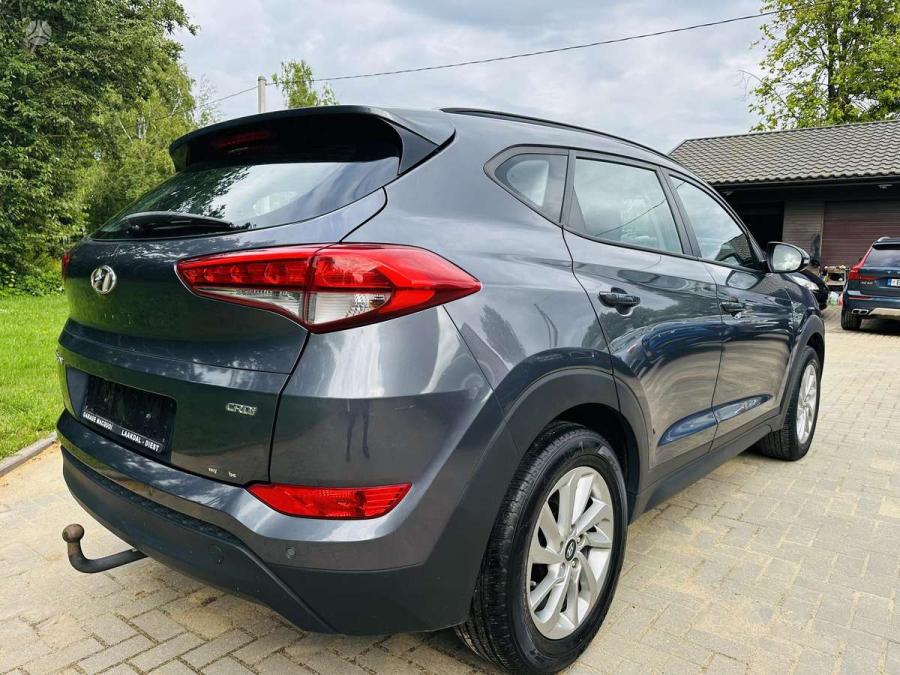 Pelēks Hyundai Tucson 2016 Kauņa, ar dzinēja tilpumu 1.69 L un nobraukumu 225 tūkst. km par 8950 €, foto 7 vietnē AUTOMOTO.COM.LV
