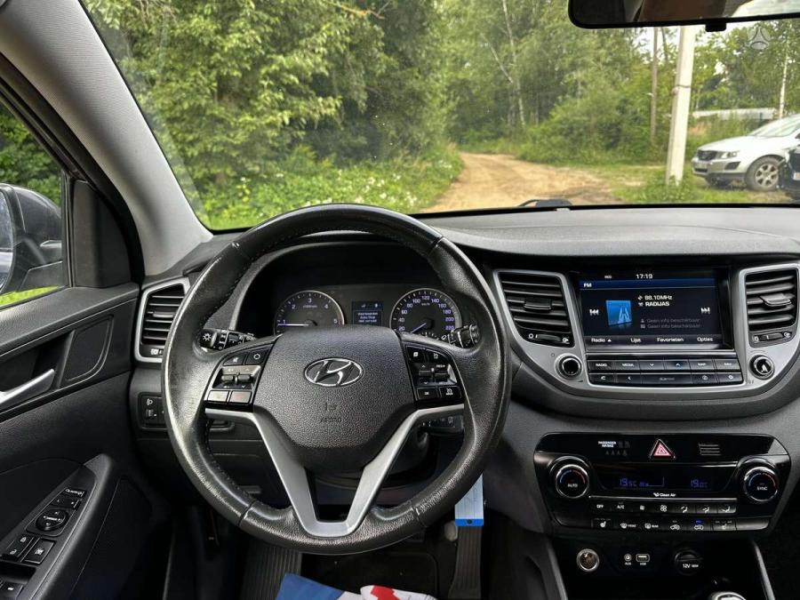Pelēks Hyundai Tucson 2016 Kauņa, ar dzinēja tilpumu 1.69 L un nobraukumu 225 tūkst. km par 8950 €, foto 13 vietnē AUTOMOTO.COM.LV