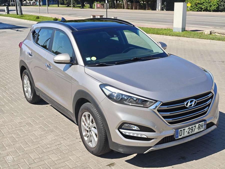 Pelēks Hyundai Tucson 2016 Tauragė, ar dzinēja tilpumu 1.69 L un nobraukumu 210 tūkst. km par 7300 €, foto 7 vietnē AUTOMOTO.COM.LV