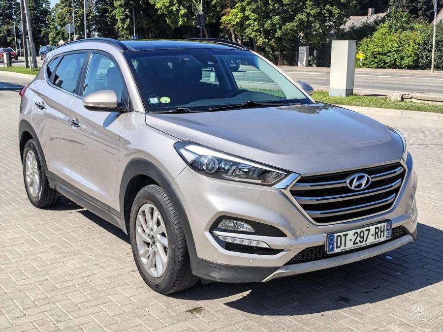 Pelēks Hyundai Tucson 2016 Tauragė, ar dzinēja tilpumu 1.69 L un nobraukumu 210 tūkst. km par 7300 €, foto 8 vietnē AUTOMOTO.COM.LV