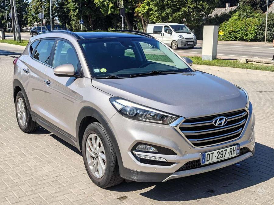 Pelēks Hyundai Tucson 2016 Tauragė, ar dzinēja tilpumu 1.69 L un nobraukumu 210 tūkst. km par 7300 €, foto 10 vietnē AUTOMOTO.COM.LV