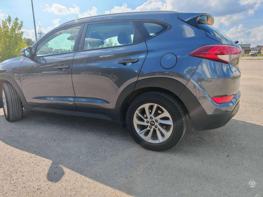 Pelēks Hyundai Tucson 2016 Kauņa, ar dzinēja tilpumu 1.69 L un nobraukumu 204 tūkst. km par 4200 €, foto 9 vietnē AUTOMOTO.COM.LV