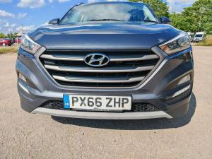 Pelēks Hyundai Tucson 2016 Kauņa, ar dzinēja tilpumu 1.69 L un nobraukumu 204 tūkst. km par 4200 €, foto 11 vietnē AUTOMOTO.COM.LV
