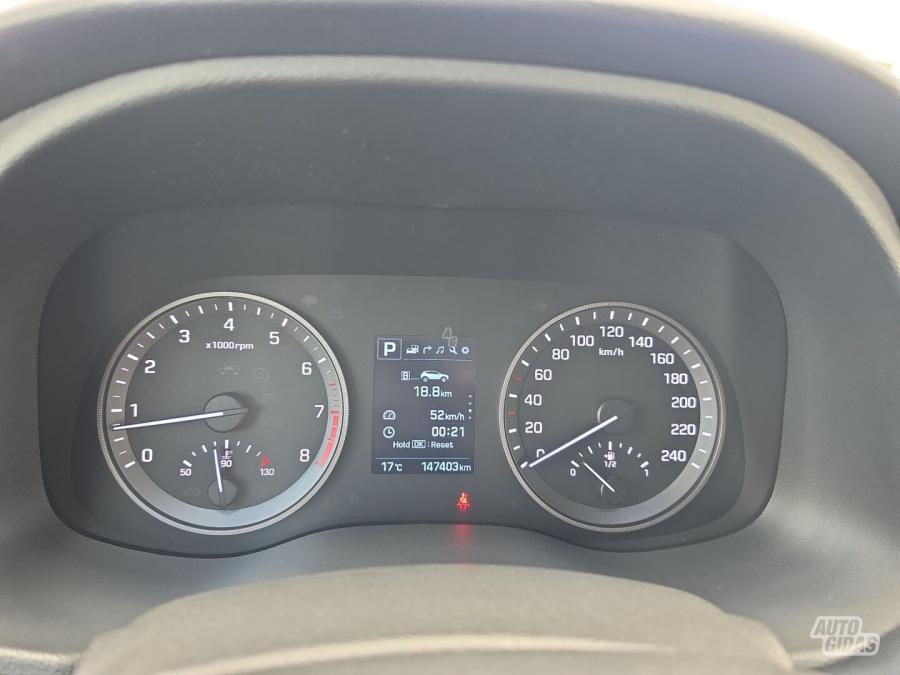 Grey Hyundai Tucson 2016 in Klaipeda, with an engine capacity of 1.60 L and mileage of 147 thousand km for 13500 €, photo 20 on AUTOMOTO.COM.LV