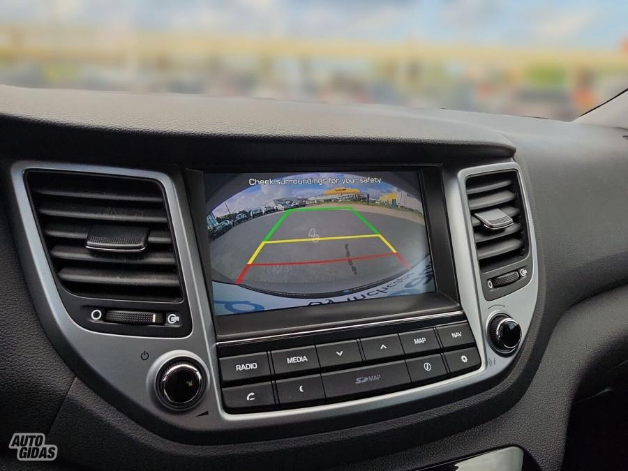 Grey Hyundai Tucson 2016 in Klaipeda, with an engine capacity of 1.60 L and mileage of 147 thousand km for 13500 €, photo 26 on AUTOMOTO.COM.LV