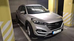 Pelēks Hyundai Tucson 2017 Viļņa, ar dzinēja tilpumu 1.59 L un nobraukumu 147 tūkst. km par 10250 €, foto  vietnē AUTOMOTO.COM.LV