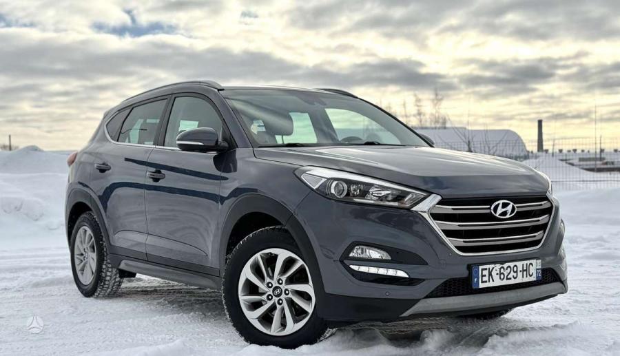 Pelēks Hyundai Tucson 2017 Tauragė, ar dzinēja tilpumu 1.69 L un nobraukumu 250 tūkst. km par 9300 €, foto 2 vietnē AUTOMOTO.COM.LV