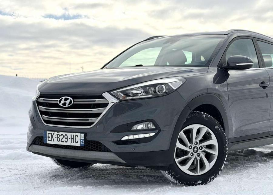 Pelēks Hyundai Tucson 2017 Tauragė, ar dzinēja tilpumu 1.69 L un nobraukumu 250 tūkst. km par 9300 €, foto 6 vietnē AUTOMOTO.COM.LV