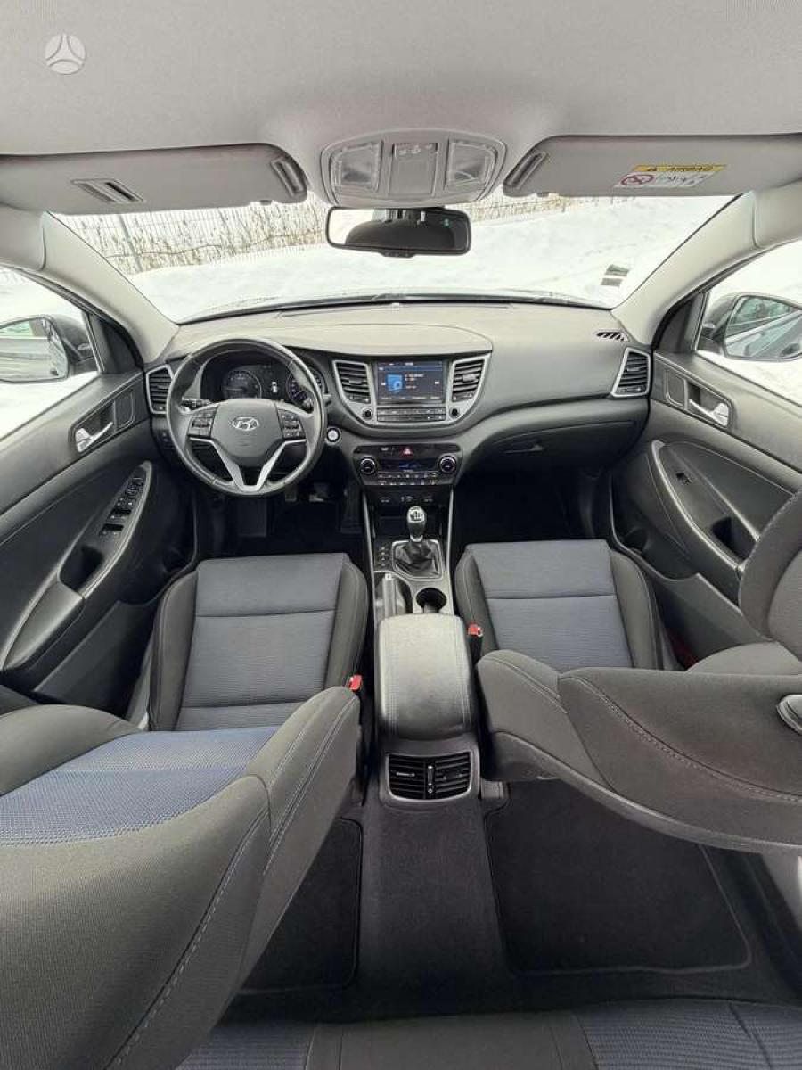 Pelēks Hyundai Tucson 2017 Tauragė, ar dzinēja tilpumu 1.69 L un nobraukumu 250 tūkst. km par 9300 €, foto 27 vietnē AUTOMOTO.COM.LV