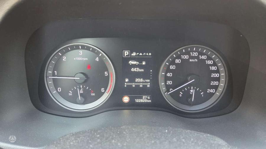 Pelēks Hyundai Tucson 2017 Tauragė, ar dzinēja tilpumu 1.69 L un nobraukumu 120 tūkst. km par 13400 €, foto 5 vietnē AUTOMOTO.COM.LV