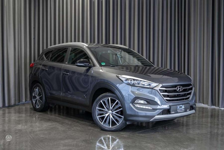 Pelēks Hyundai Tucson 2018 Marijampole, ar dzinēja tilpumu 1.59 L un nobraukumu 252 tūkst. km par 11850 €, foto 1 vietnē AUTOMOTO.COM.LV