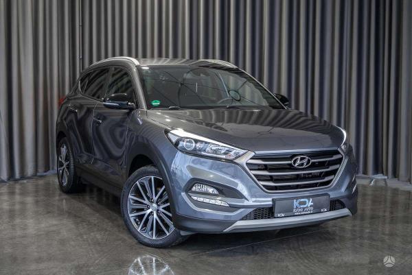 Grey Hyundai Tucson 2018 in Marijampole, with an engine capacity of 1.59 L and mileage of 252 thousand km for 11850 €, photo 2 on AUTOMOTO.COM.LV
