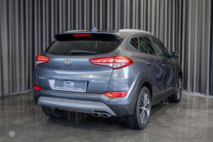 Pelēks Hyundai Tucson 2018 Marijampole, ar dzinēja tilpumu 1.59 L un nobraukumu 252 tūkst. km par 11850 €, foto 11 vietnē AUTOMOTO.COM.LV