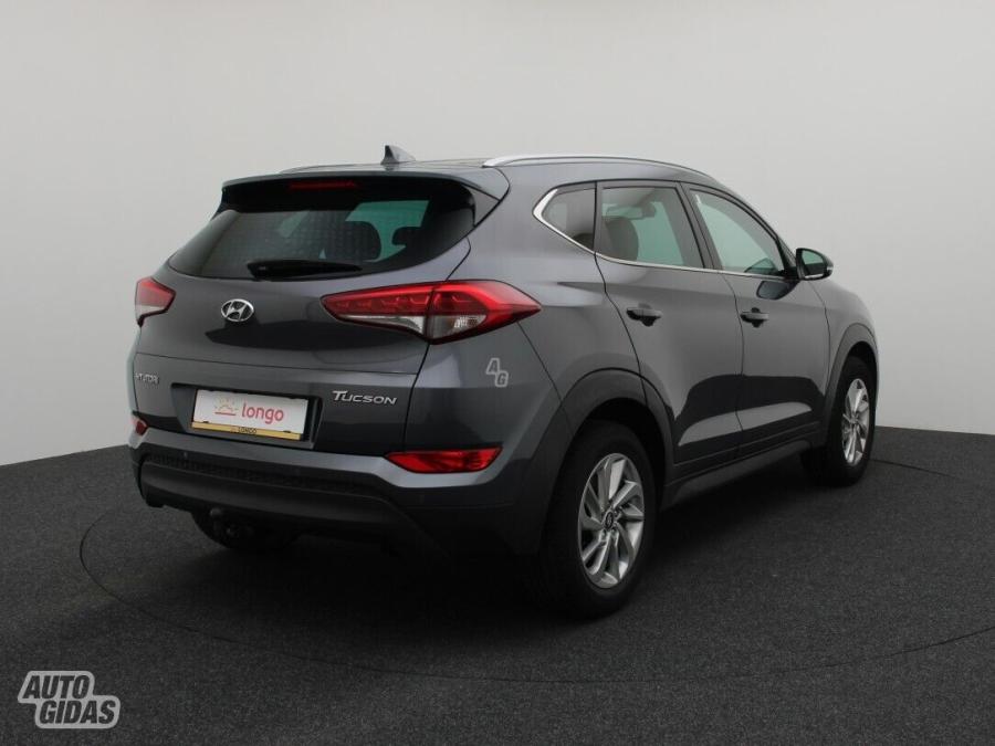 Pelēks Hyundai Tucson 2018 Viļņa, ar dzinēja tilpumu 1.60 L un nobraukumu 165 tūkst. km par 13599 €, foto 8 vietnē AUTOMOTO.COM.LV