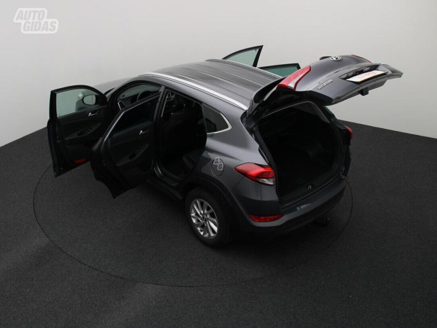 Pelēks Hyundai Tucson 2018 Viļņa, ar dzinēja tilpumu 1.60 L un nobraukumu 165 tūkst. km par 13599 €, foto 13 vietnē AUTOMOTO.COM.LV