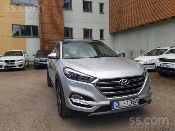 Pelēks Hyundai Tucson 2018 Daugavpils, ar dzinēja tilpumu 1.70 L un nobraukumu 0 tūkst. km par 12750 €, foto 4 vietnē AUTOMOTO.COM.LV