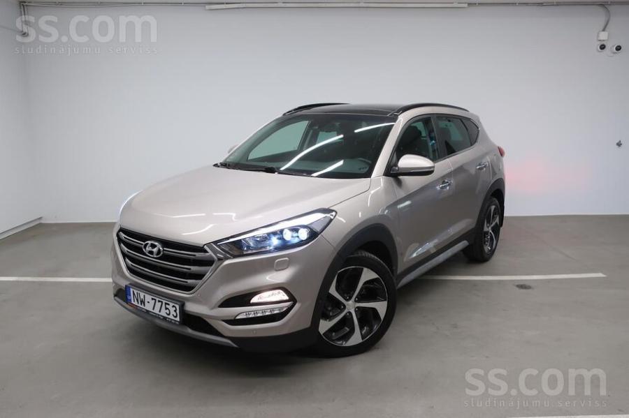 Pelēks Hyundai Tucson 2018 Rīga, ar dzinēja tilpumu 1.60 L un nobraukumu 57 tūkst. km par 18500 €, foto 1 vietnē AUTOMOTO.COM.LV