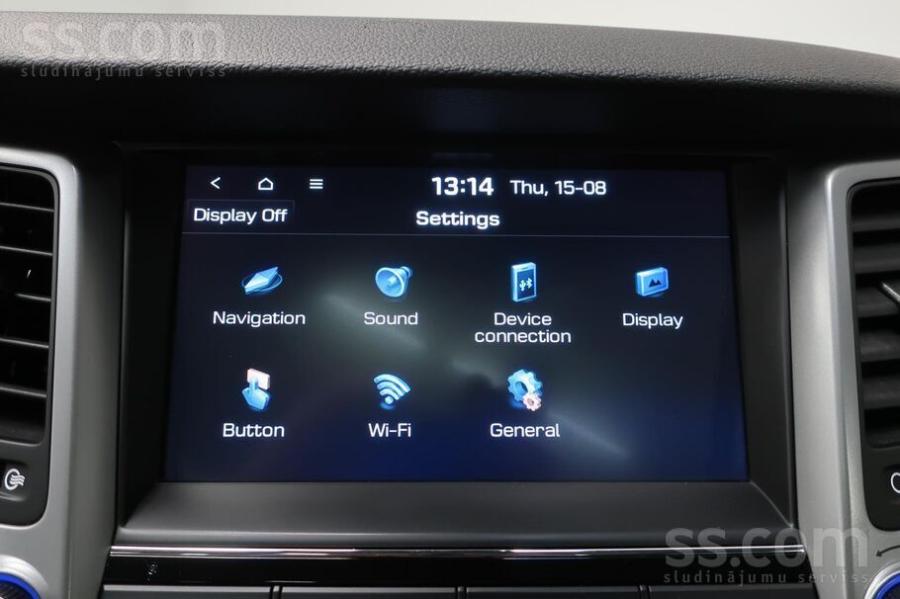 Pelēks Hyundai Tucson 2018 Rīga, ar dzinēja tilpumu 1.60 L un nobraukumu 57 tūkst. km par 18500 €, foto 19 vietnē AUTOMOTO.COM.LV