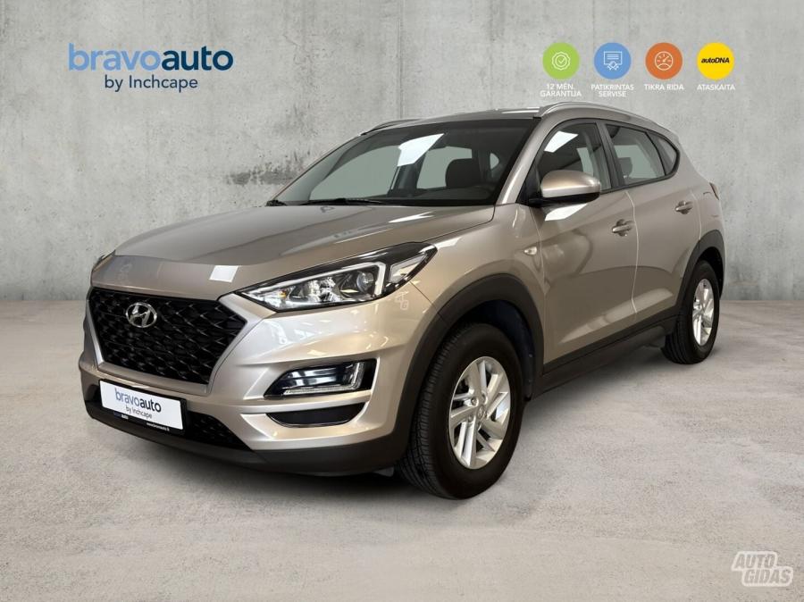 Grey Hyundai Tucson 2019 in Vilnius, with an engine capacity of 1.60 L and mileage of 127 thousand km for 14500 €, photo 1 on AUTOMOTO.COM.LV