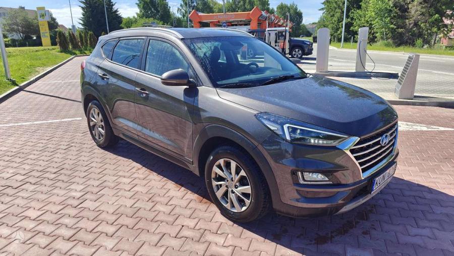 Pelēks Hyundai Tucson 2019 Viļņa, ar dzinēja tilpumu 1.59 L un nobraukumu 145 tūkst. km par 14999 €, foto 4 vietnē AUTOMOTO.COM.LV