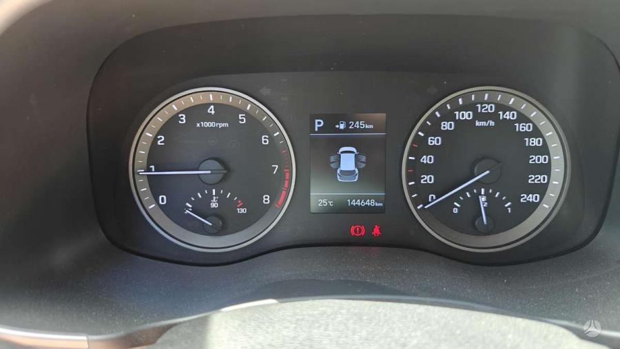 Pelēks Hyundai Tucson 2019 Viļņa, ar dzinēja tilpumu 1.59 L un nobraukumu 145 tūkst. km par 14999 €, foto 10 vietnē AUTOMOTO.COM.LV
