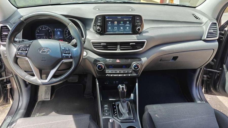 Pelēks Hyundai Tucson 2019 Viļņa, ar dzinēja tilpumu 1.59 L un nobraukumu 145 tūkst. km par 14999 €, foto 14 vietnē AUTOMOTO.COM.LV