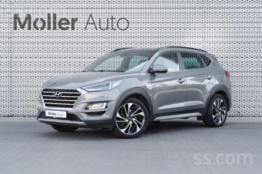 Grey Hyundai Tucson 2019 in Riga, with an engine capacity of 2.00 L and mileage of 86 thousand km for 19050 €, photo 1 on AUTOMOTO.COM.LV