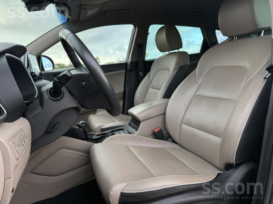 Pelēks Hyundai Tucson 2019 Liepāja, ar dzinēja tilpumu 1.60 L un nobraukumu 50 tūkst. km par 20900 €, foto 14 vietnē AUTOMOTO.COM.LV