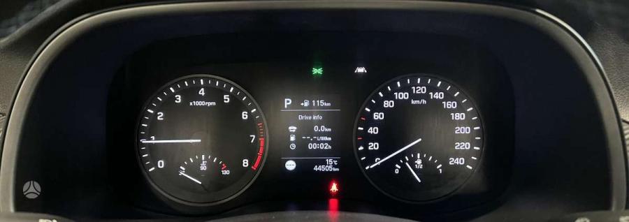 Grey Hyundai Tucson 2019 in Kaunas, with an engine capacity of 1.59 L and mileage of 45 thousand km for 16500 €, photo 12 on AUTOMOTO.COM.LV