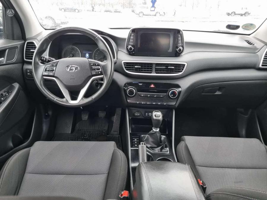Grey Hyundai Tucson 2020 in Kaunas, with an engine capacity of 1.59 L and mileage of 147 thousand km for 13750 €, photo 12 on AUTOMOTO.COM.LV