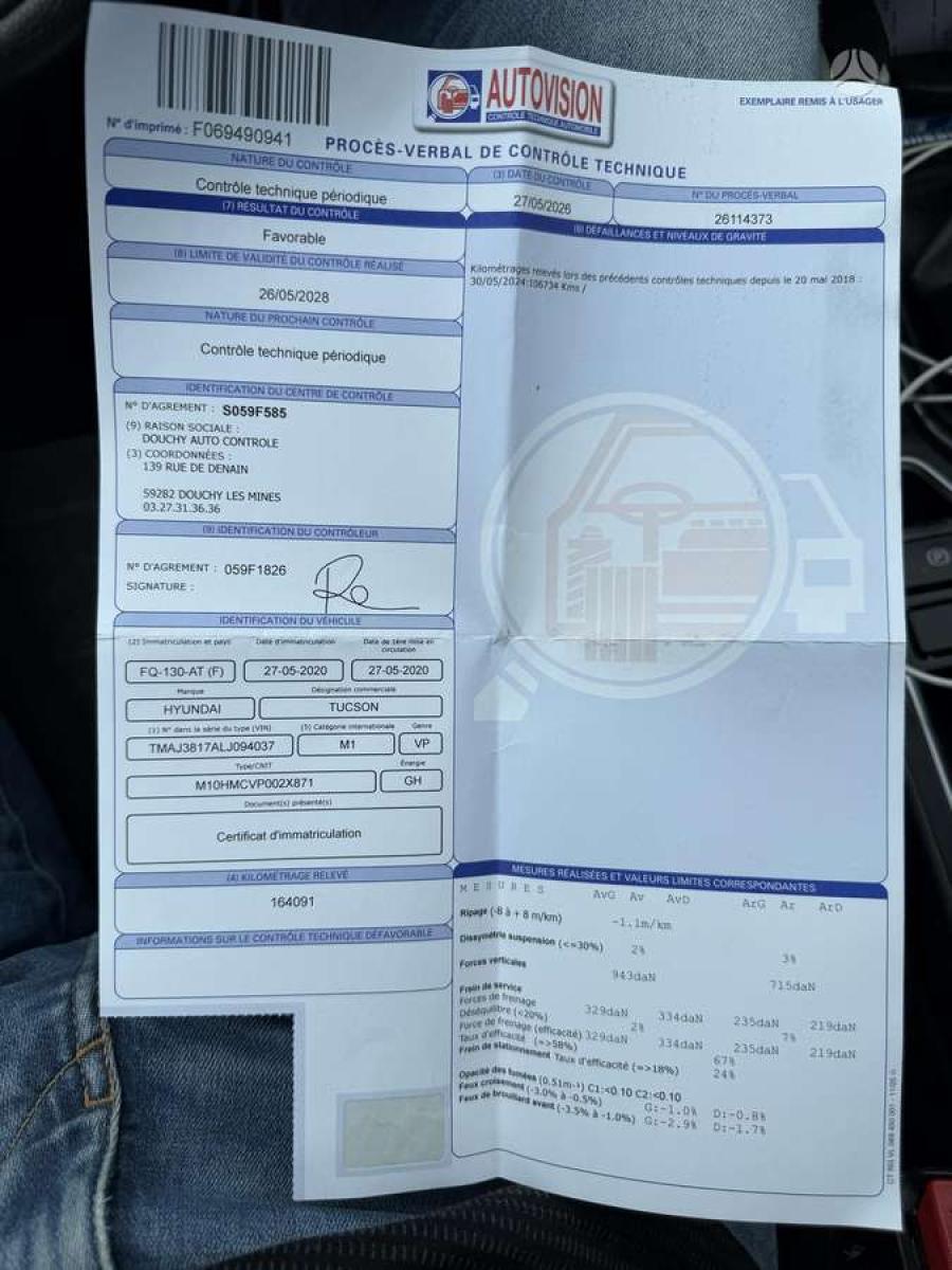 Pelēks Hyundai Tucson 2020 Tauragė, ar dzinēja tilpumu 1.60 L un nobraukumu 171 tūkst. km par 13500 €, foto 22 vietnē AUTOMOTO.COM.LV