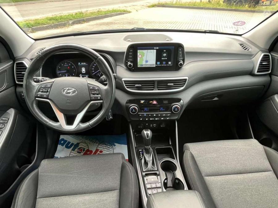 Pelēks Hyundai Tucson 2020 Utena, ar dzinēja tilpumu 1.59 L un nobraukumu 134 tūkst. km par 15500 €, foto 14 vietnē AUTOMOTO.COM.LV