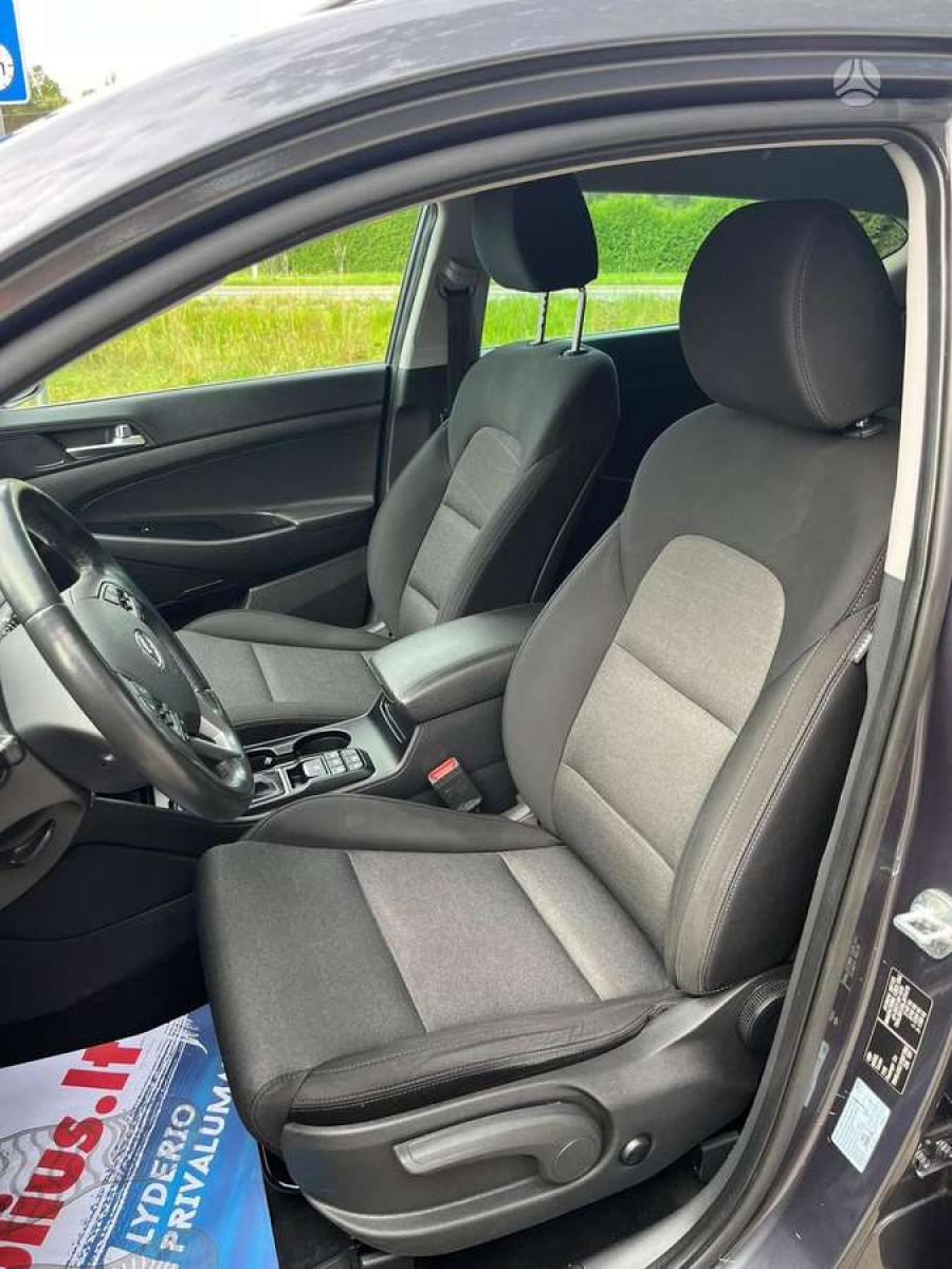 Pelēks Hyundai Tucson 2020 Utena, ar dzinēja tilpumu 1.59 L un nobraukumu 134 tūkst. km par 15500 €, foto 16 vietnē AUTOMOTO.COM.LV