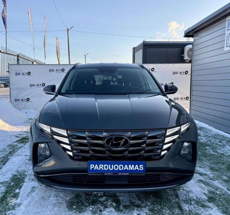 Grey Hyundai Tucson 2021 in Panevezys, with an engine capacity of 1.60 L and mileage of 119 thousand km for 20800 €, photo 3 on AUTOMOTO.COM.LV