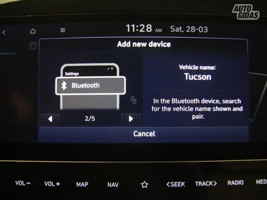 Серый Хендай Туксон 2021 в Вильнюс, объемом двигателя 1.60 л и пробегом 27 тыс. км за 25699 €, фото 23 на AUTOMOTO.COM.LV